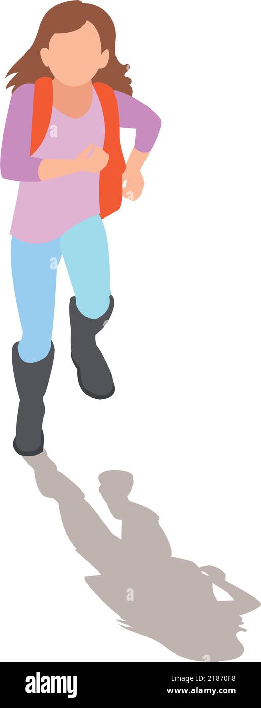 happy cute little boy running so fast Stock Vector Image & Art - Alamy