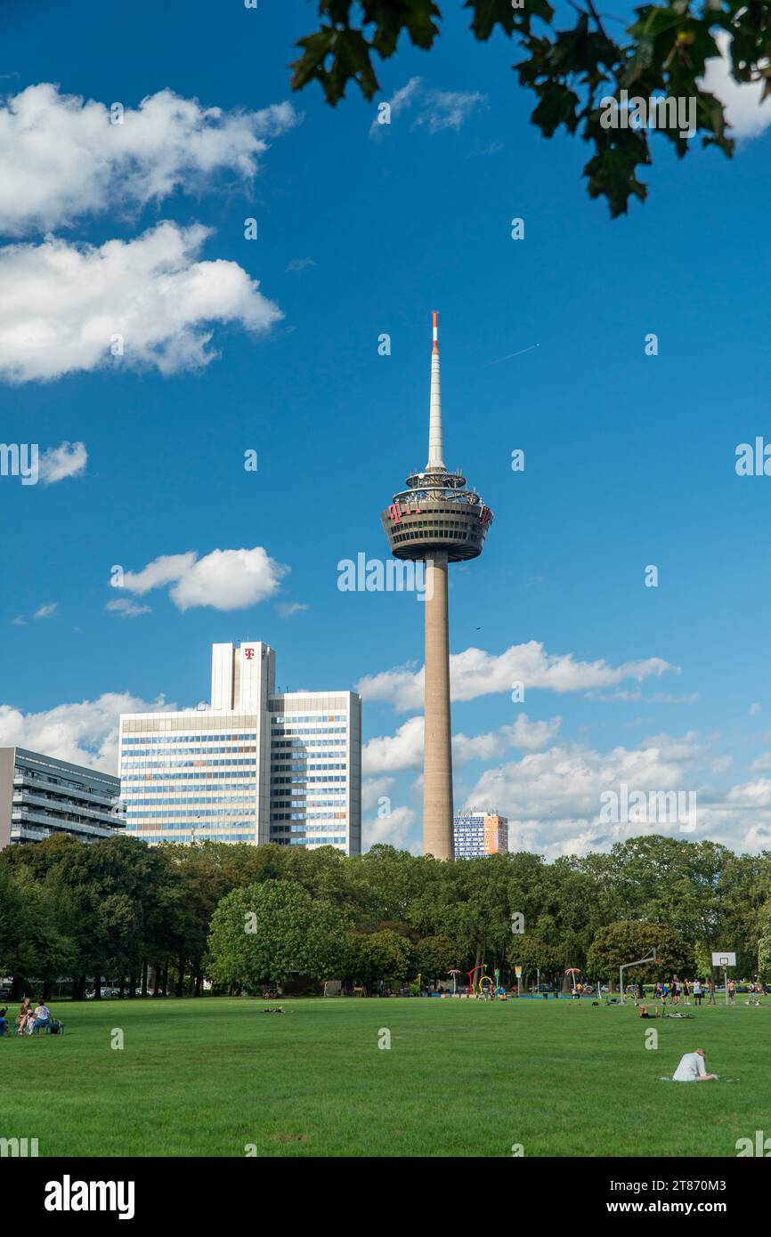 Panorama of Cologne. View of Colonius. This is the Cologne ...