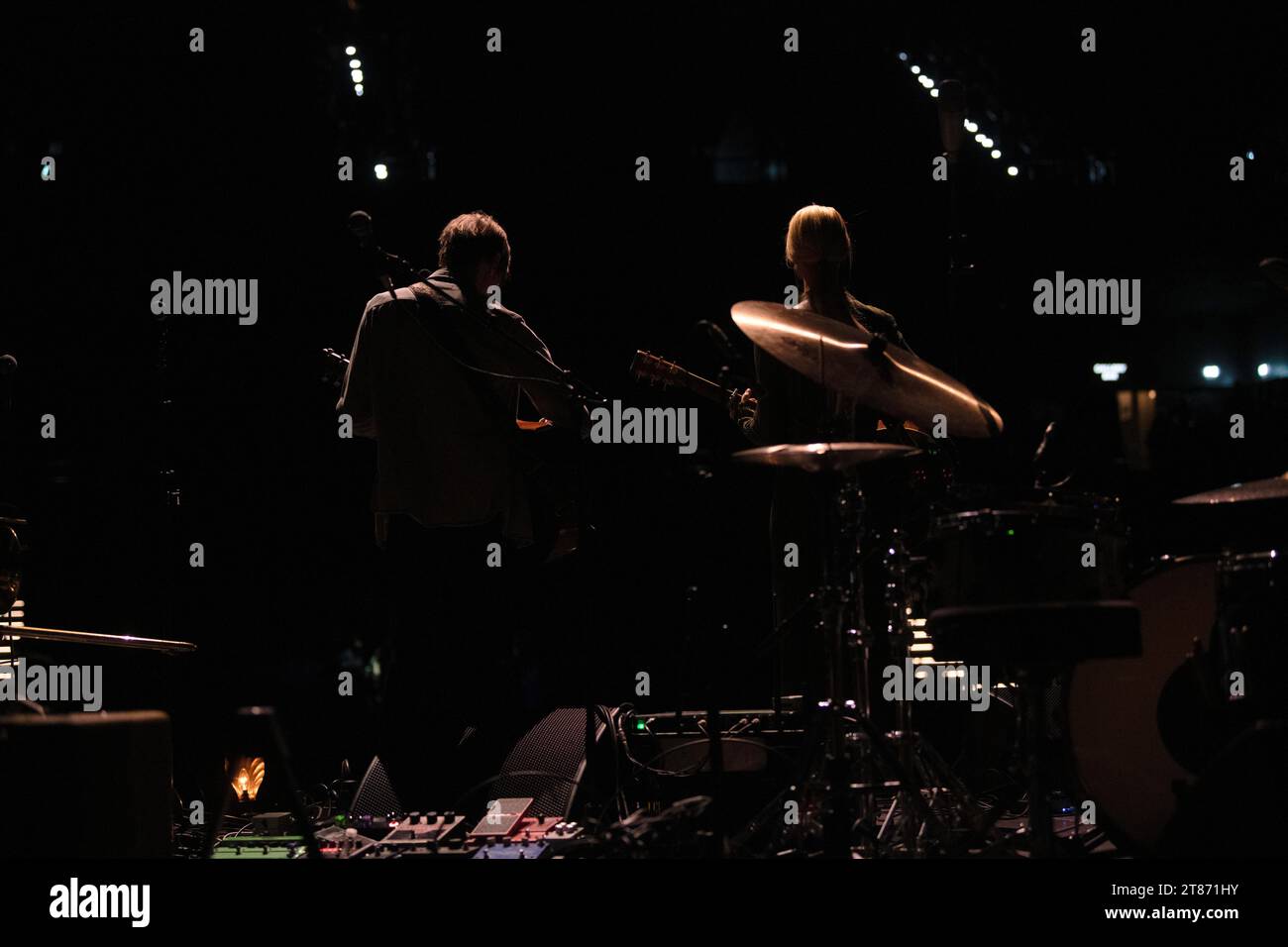 Danish song-writer singer Tina Dico and Icelander musician Helgi ...