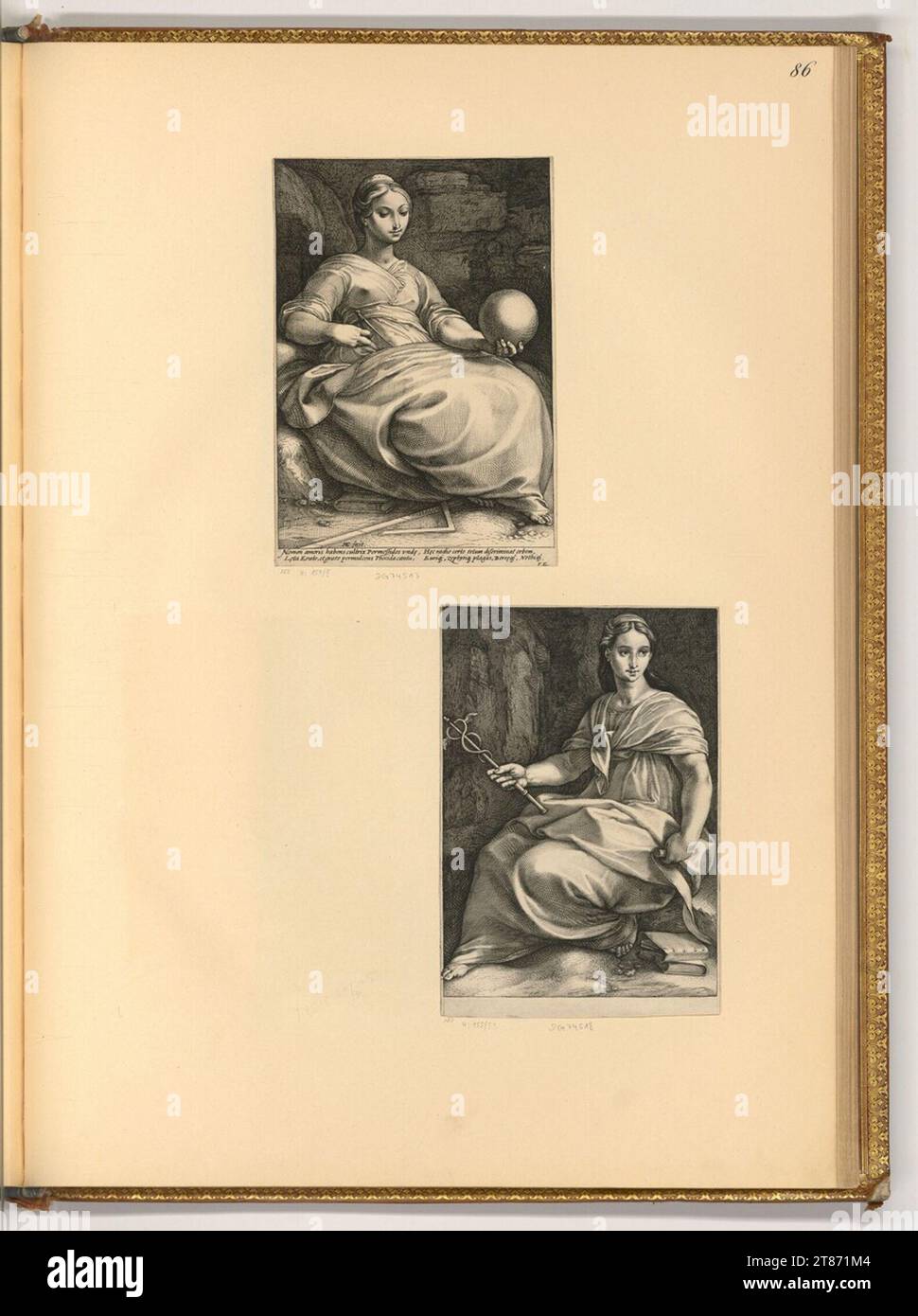 Hendrick Goltzius (An der Entstehung Beteiligte r) The nine muses ...