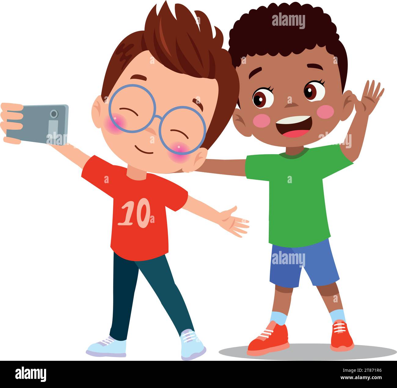 cute little boy and girl take selfie together Stock Vector Image & Art ... cute little boy and girl take selfie together Stock Vector Image & Art ...
