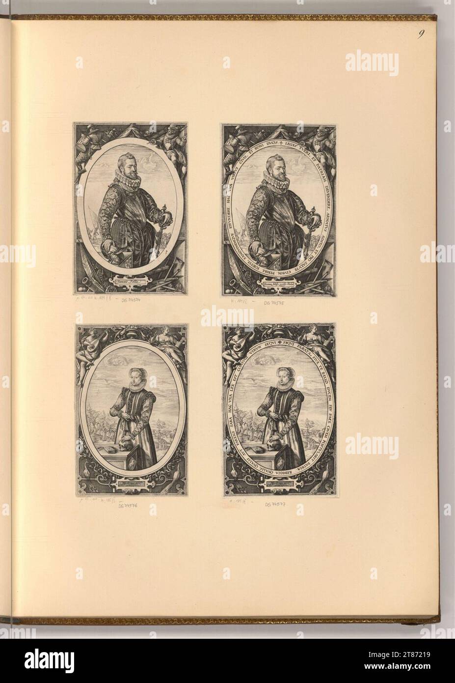 Hendrick Goltzius (Ausführende r Künstler in) Porträt Jacques de la ...