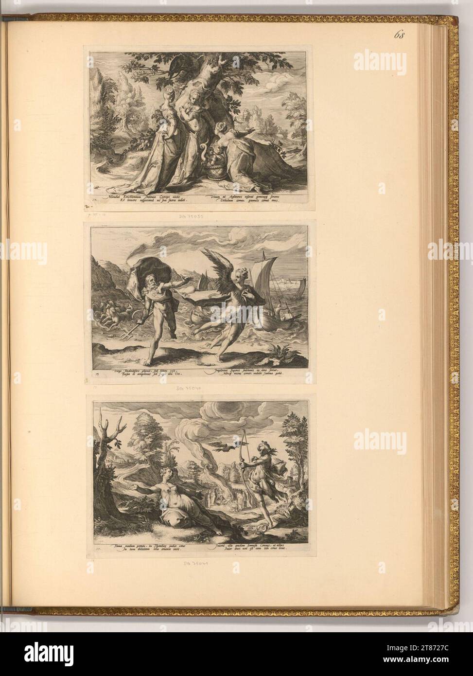 Hendrick Goltzius Ovids metamorphoses. Copper engraving print 1590 ...