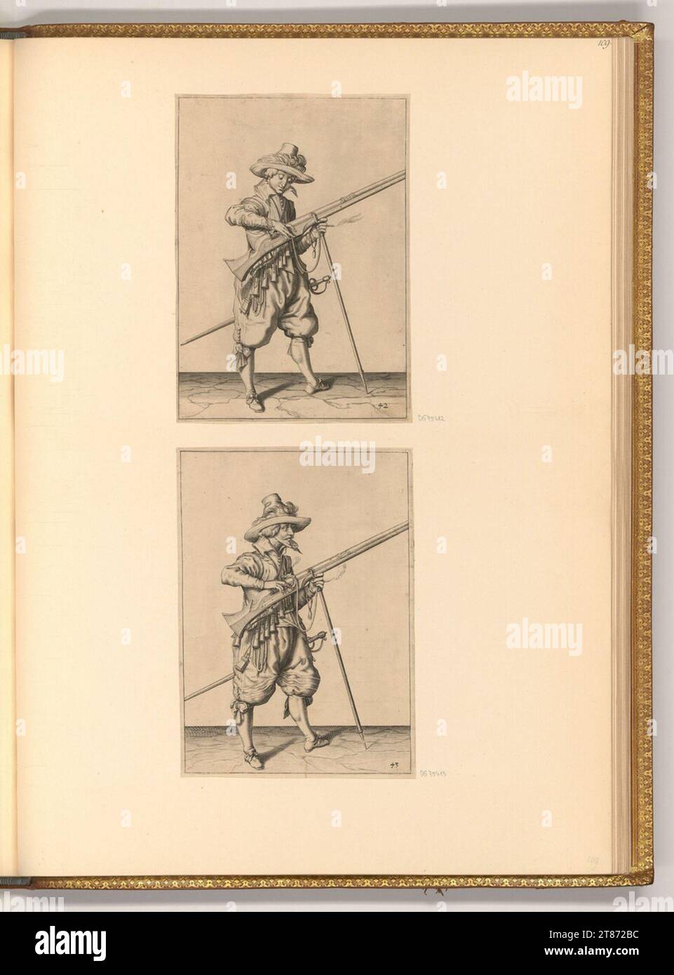 Robert Willemsz. de Beaudoux Soldiers. Copper engraving print 1607 ...