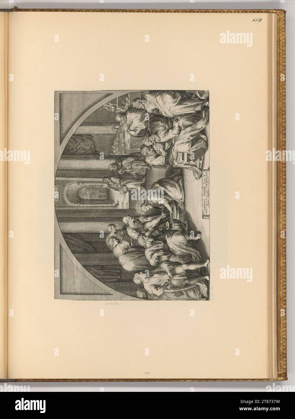Jacob Matham (Engraver) Jesus washes his feet his disciples. Copper ...