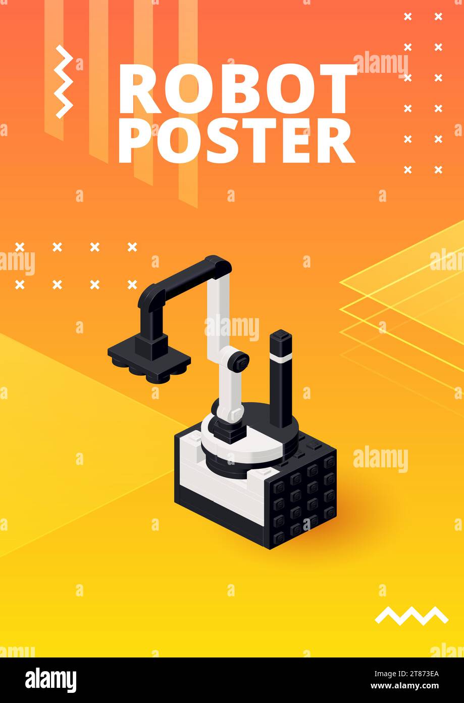 3d plastic printing robot Stock Vector Images - Alamy