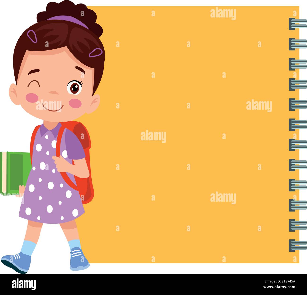 Your text here cute boy holding note paper Stock Vector Image & Art - Alamy