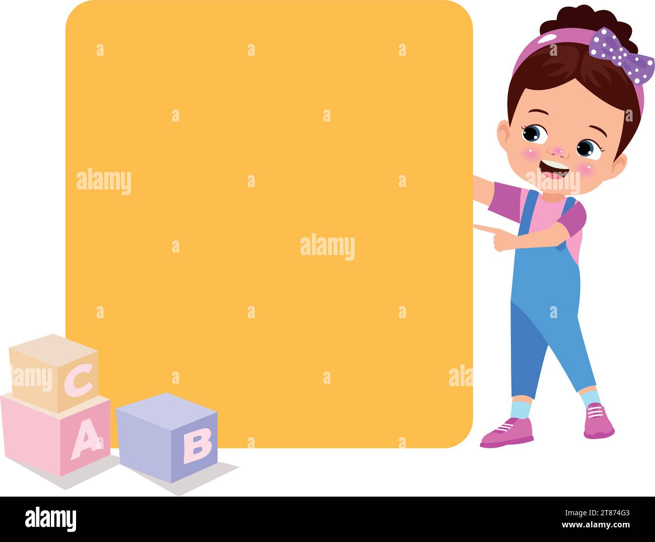 Your text here cute boy holding note paper Stock Vector Image & Art - Alamy