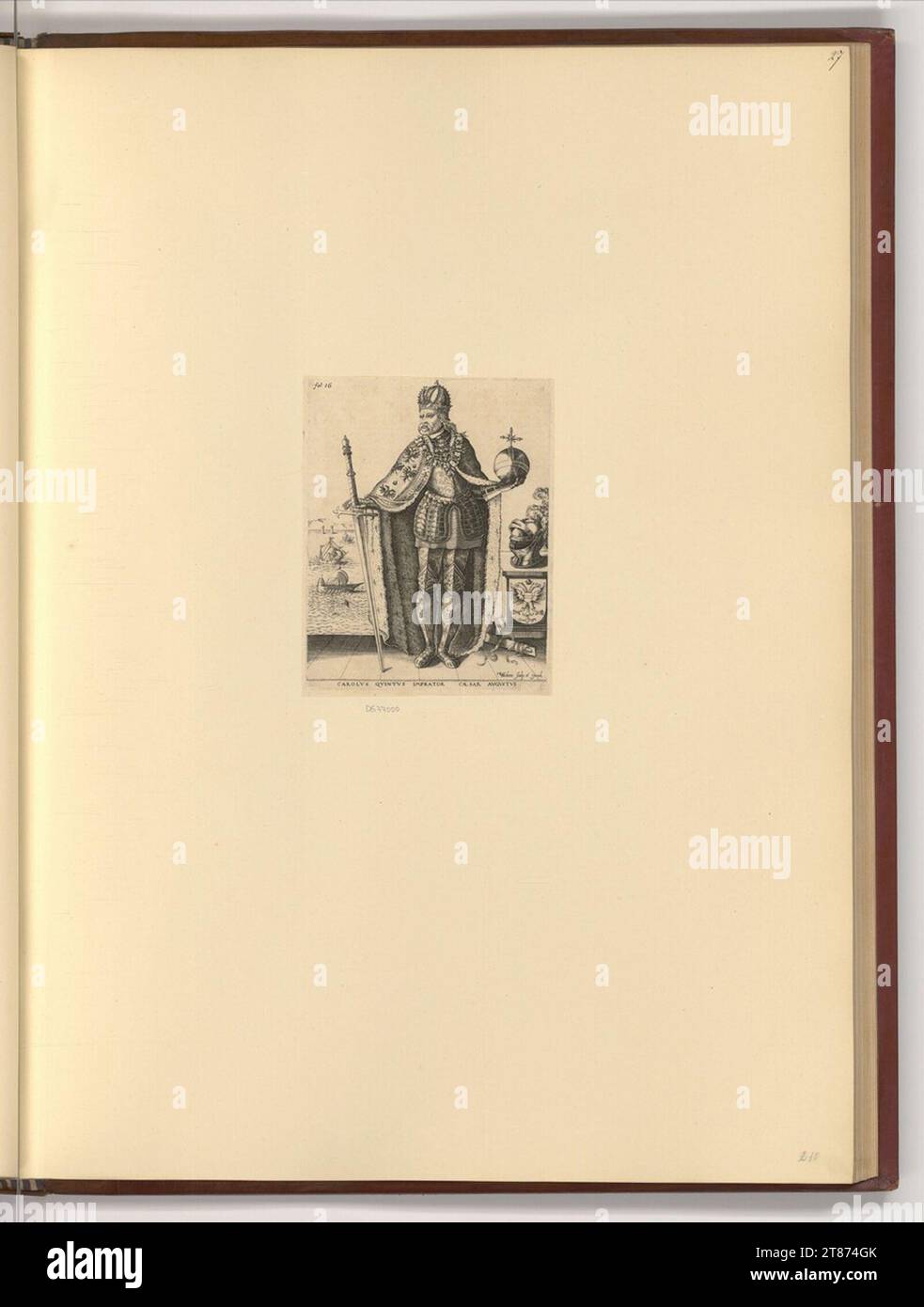 Christoffel van Sichem I (Engraver) Charles Fifth (Buchillustration ...