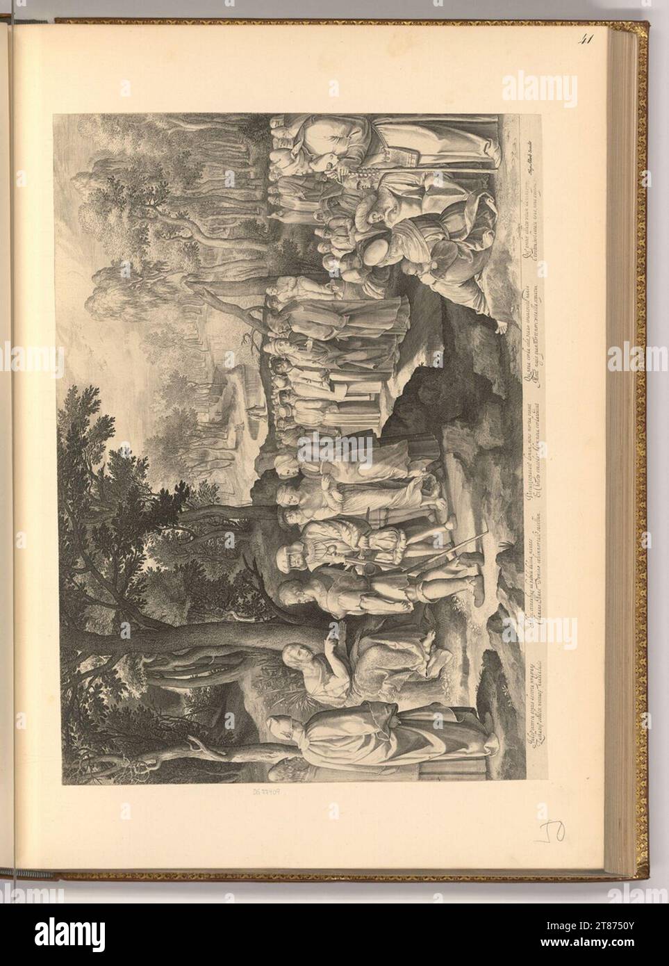 Nicolaes de Bruyn (Engraver) The preaching John the Baptist. Copper ...