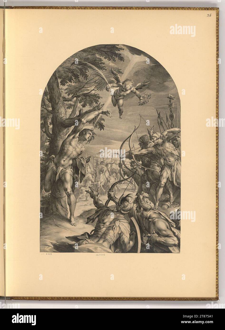 Jan Harmensz. Muller (Engraver) Martyrdom of St. Stephanus. Copper ...