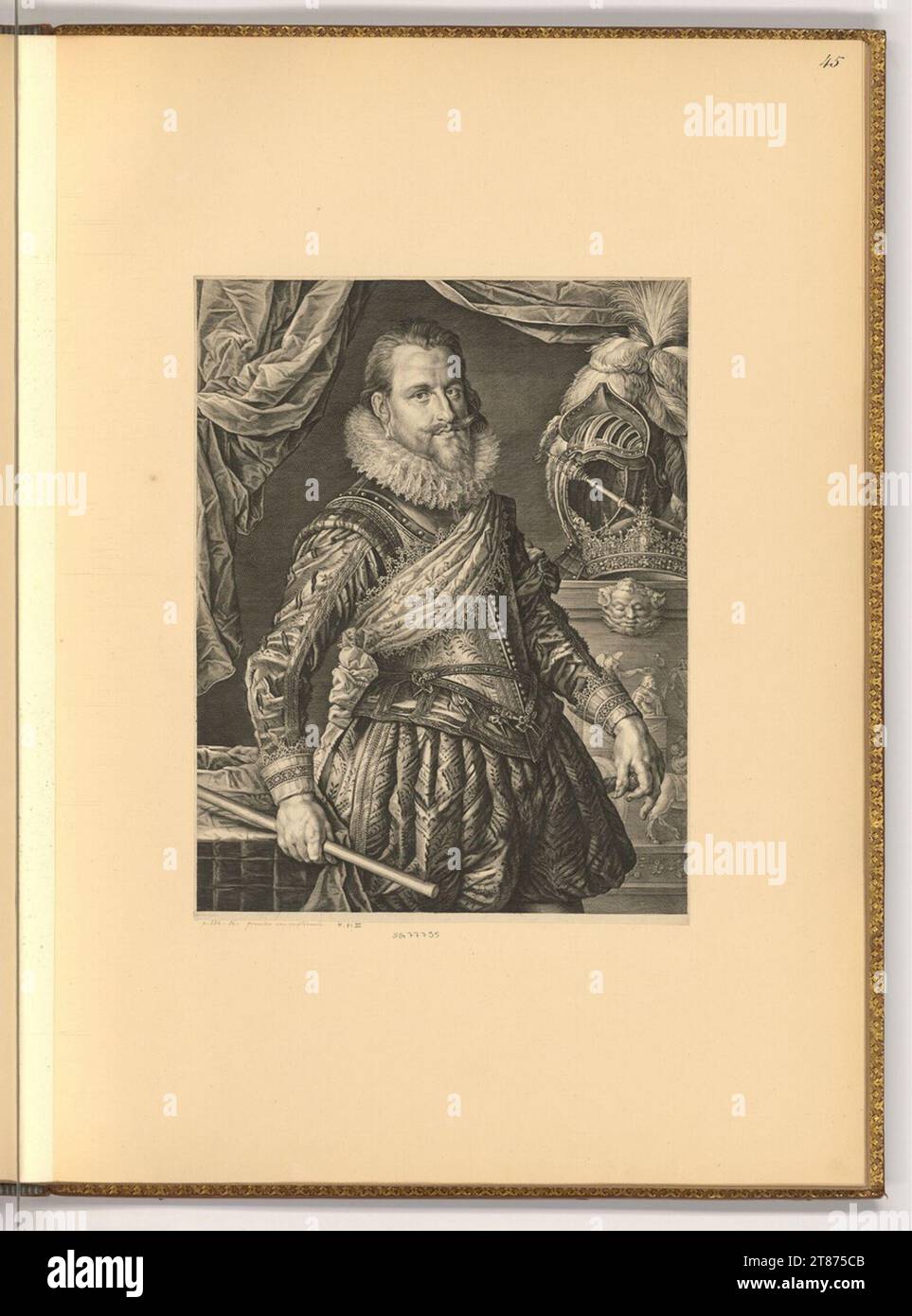 Jan Harmensz. Muller (Engraver) Portrait Christian IV, King of Denmark ...