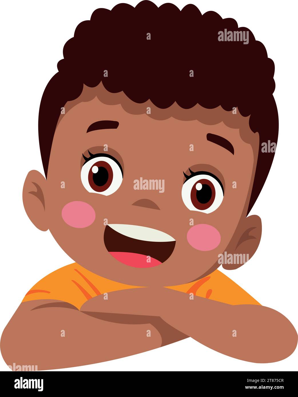 cute boy face vector illustration Stock Vector Image & Art - Alamy