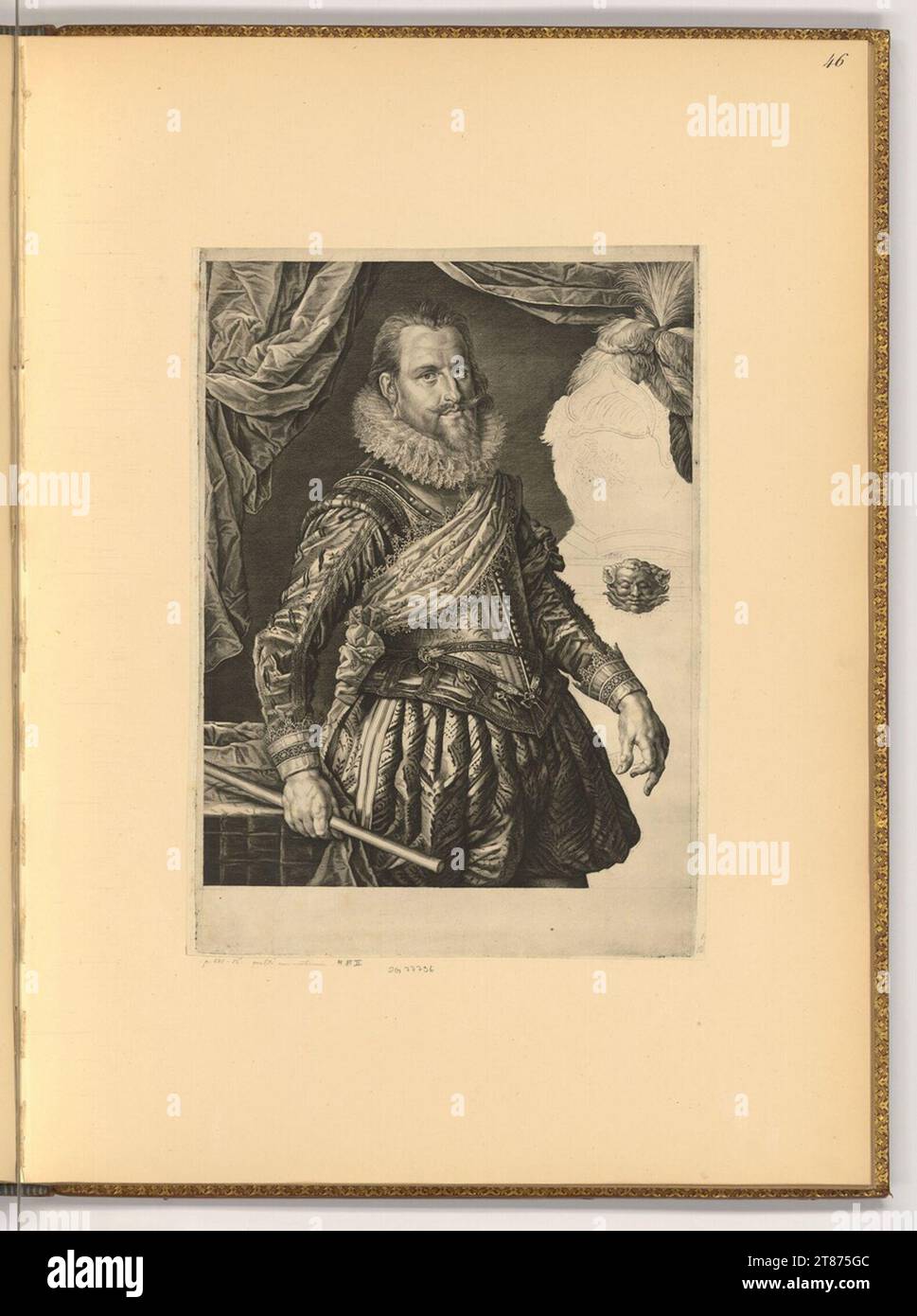 Jan Harmensz. Muller (Engraver) Portrait Christian IV, King of Denmark ...