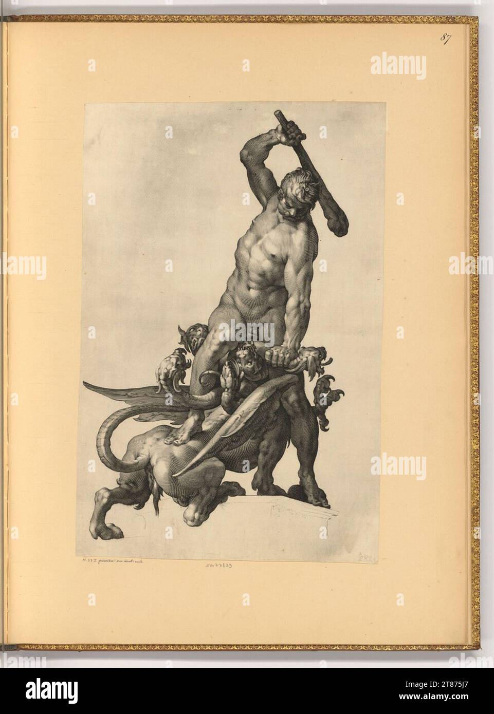 Hercules kills hydra hi-res stock photography and images - Alamy