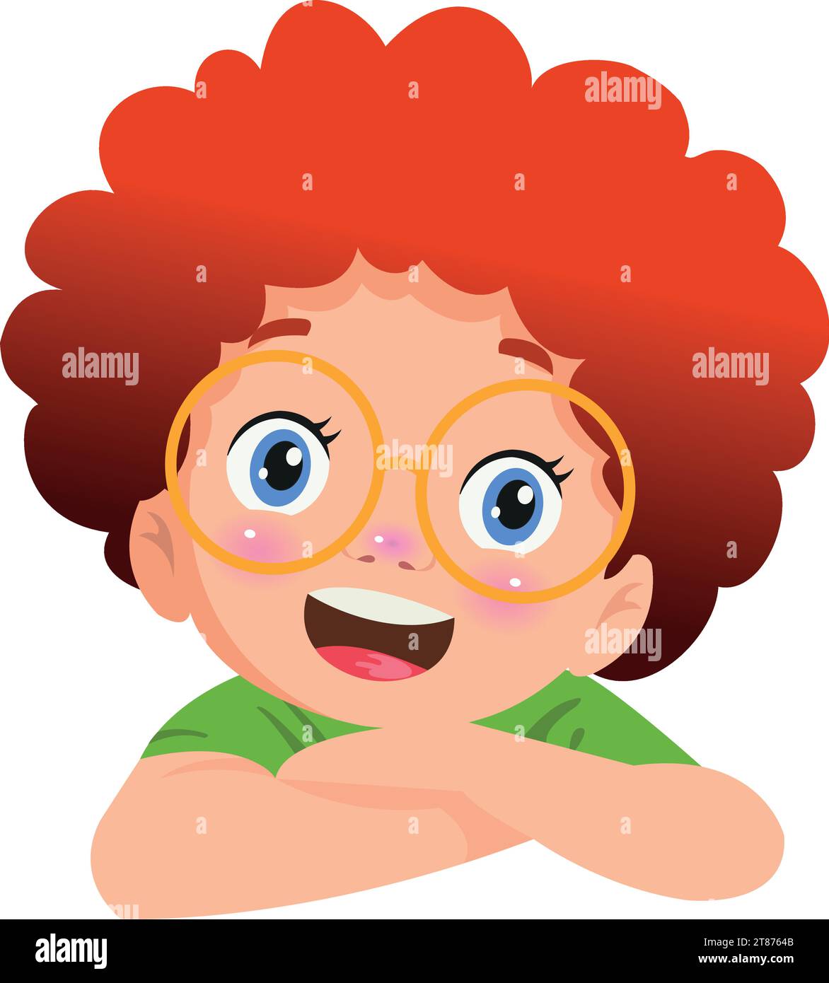 cute boy face vector illustration Stock Vector Image & Art - Alamy