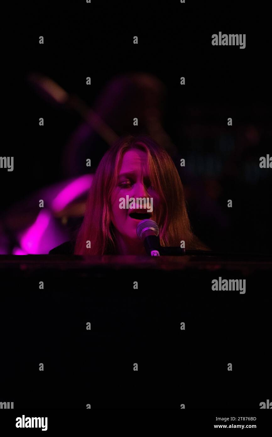 Irish singer and song-writer, Glen Hansard, performing with his band at ...