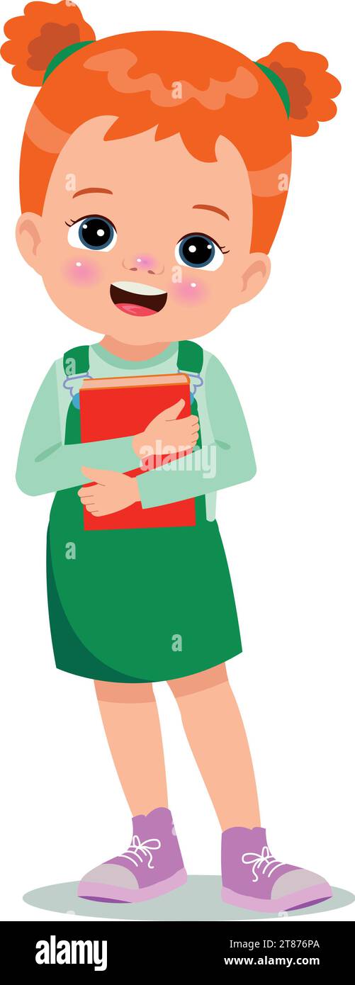 vector illustration of students in different postures Stock Vector ...