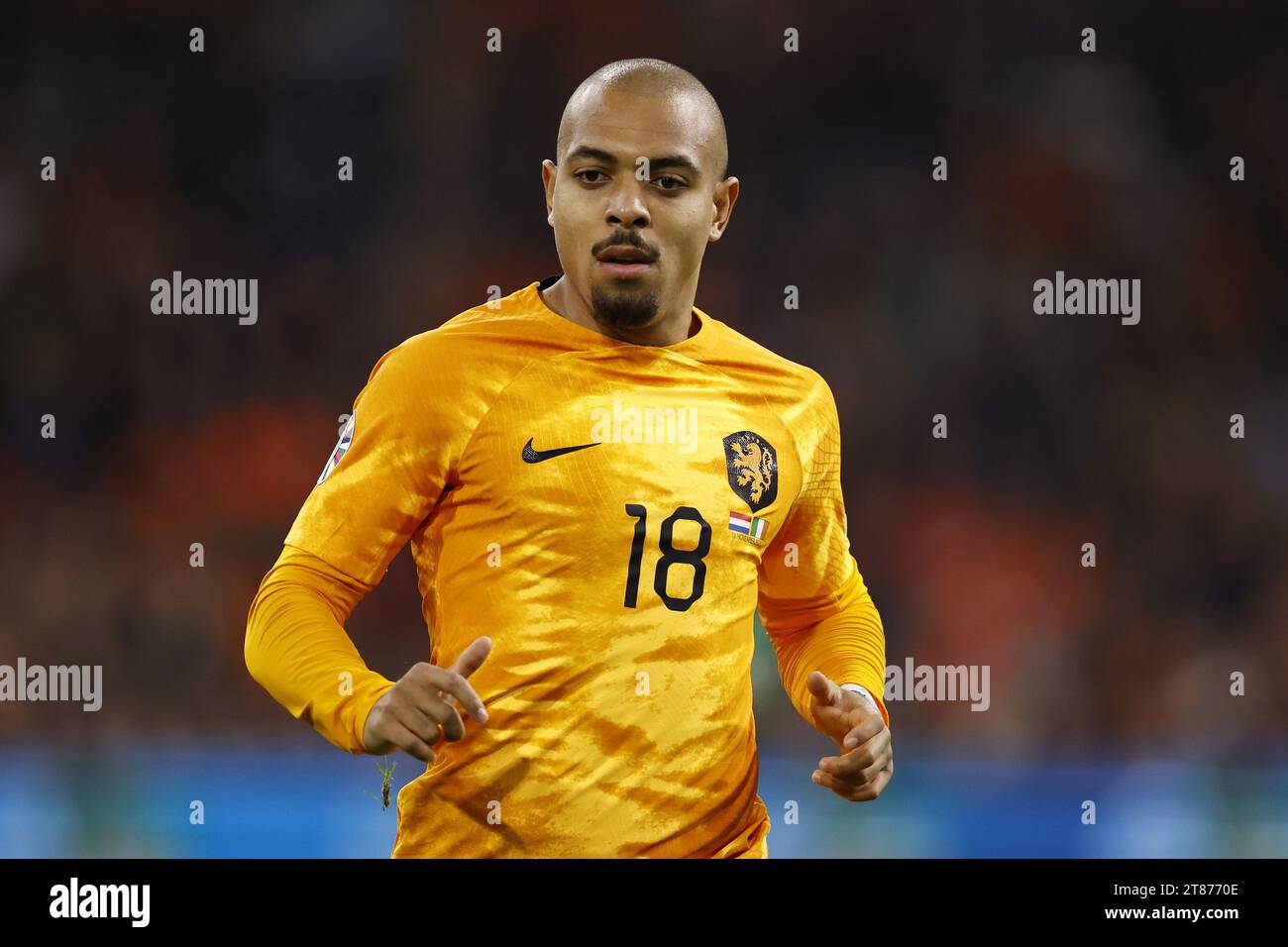 AMSTERDAM - Donyell Malen of Holland during the European Championship ...