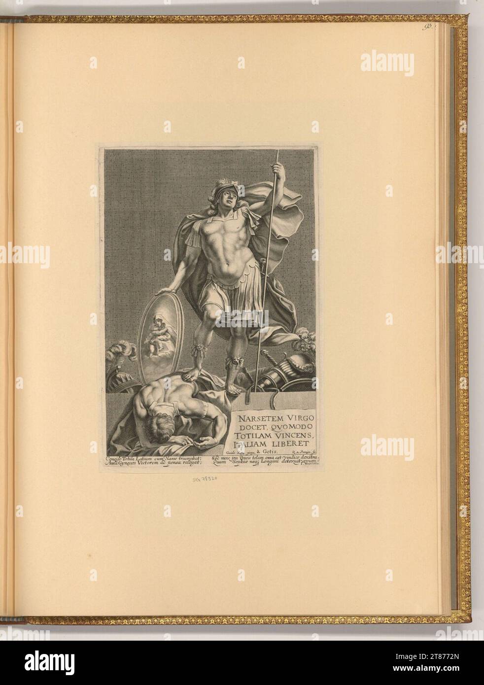 Reinier van Persyn gen. Narcisse (Engraver) Narses and King Totila ...