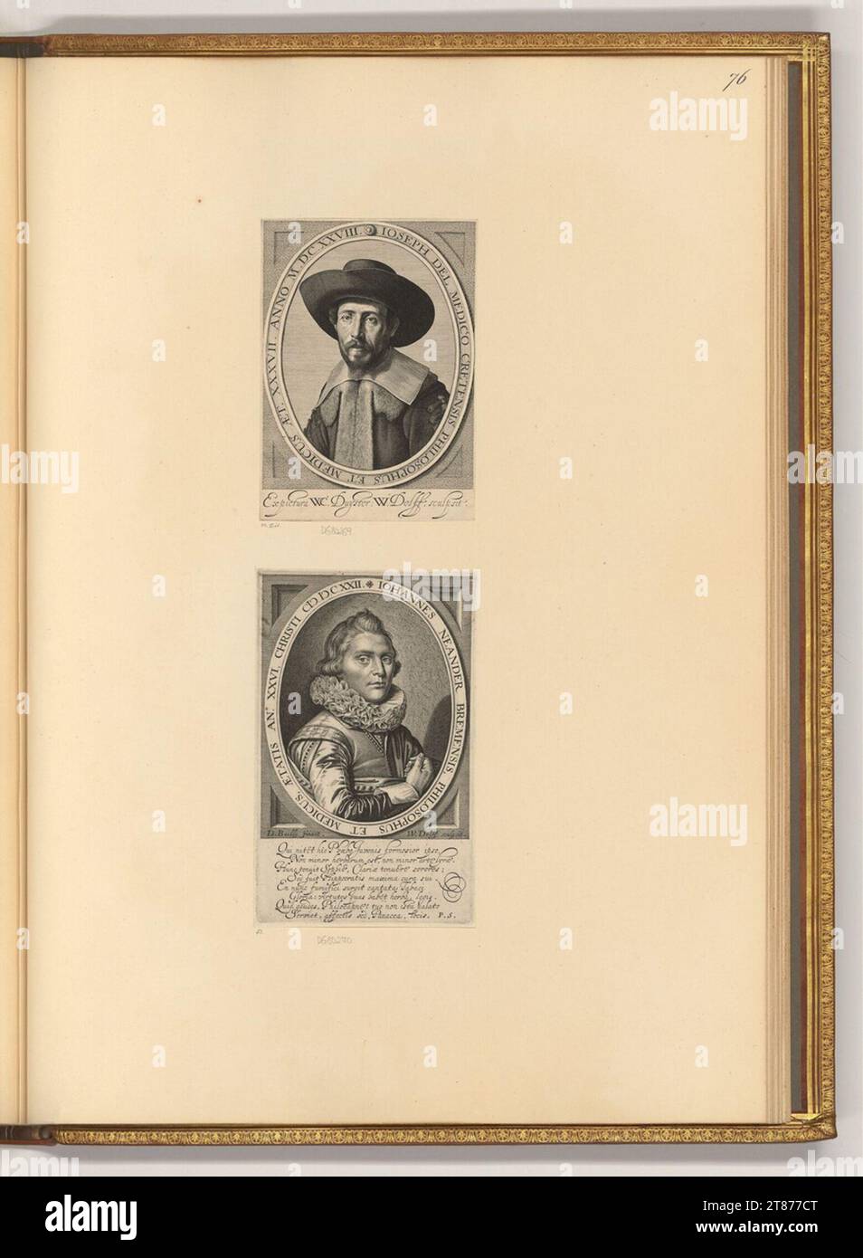 Willem Jacobsz. Delff (Engraver) Portrait Joseph Del Medico. Copper ...