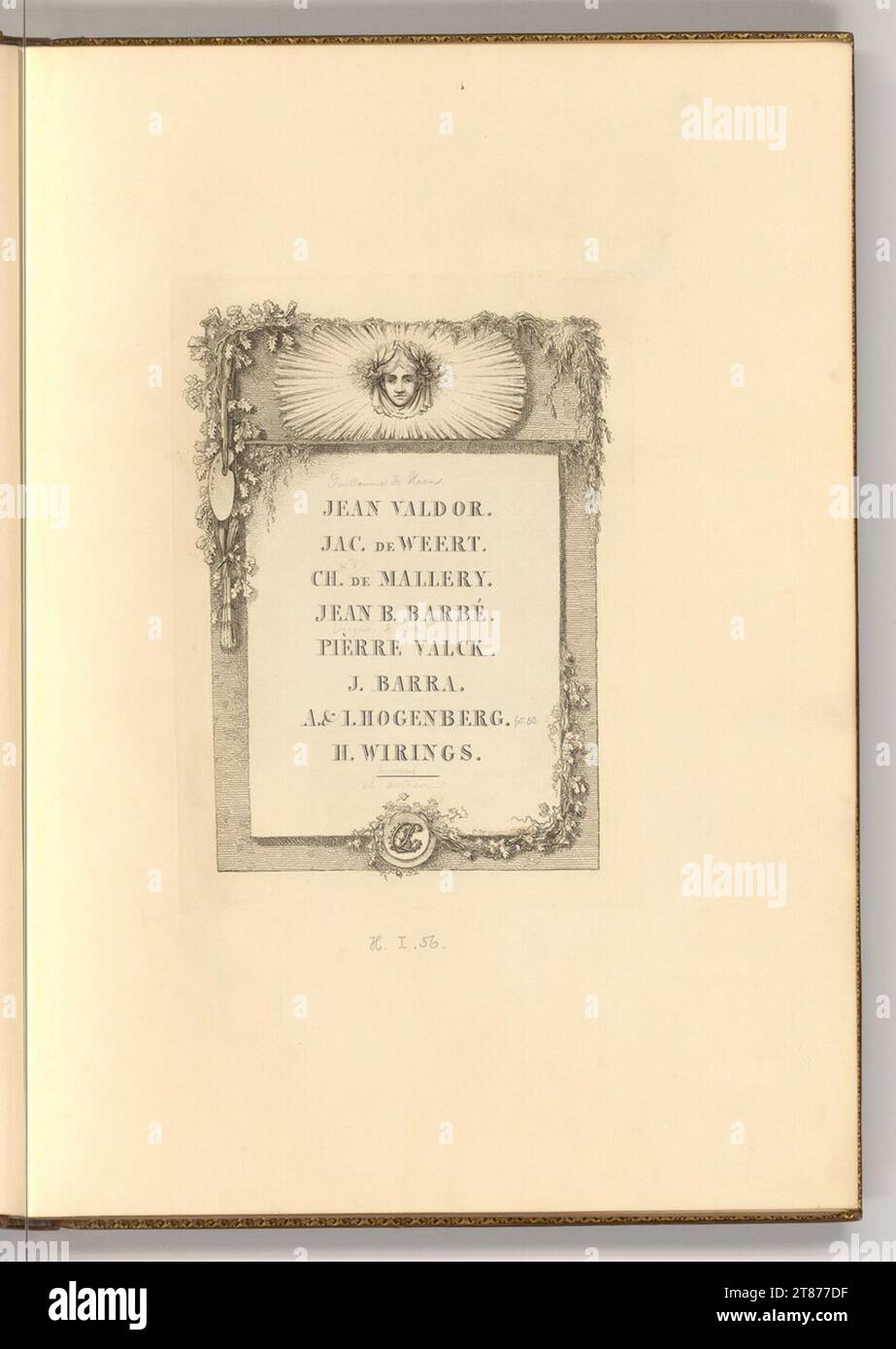 Joseph Fischer (Ausführende r Künstler in) Jean Valdor; Jac. De Weert ...