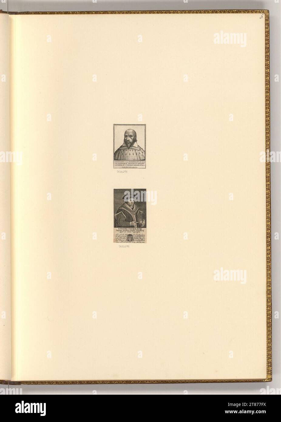 Johannes Valdor d. Ä. (Engraver) Portrait Ferdinand of Bavaria; Tobias ...