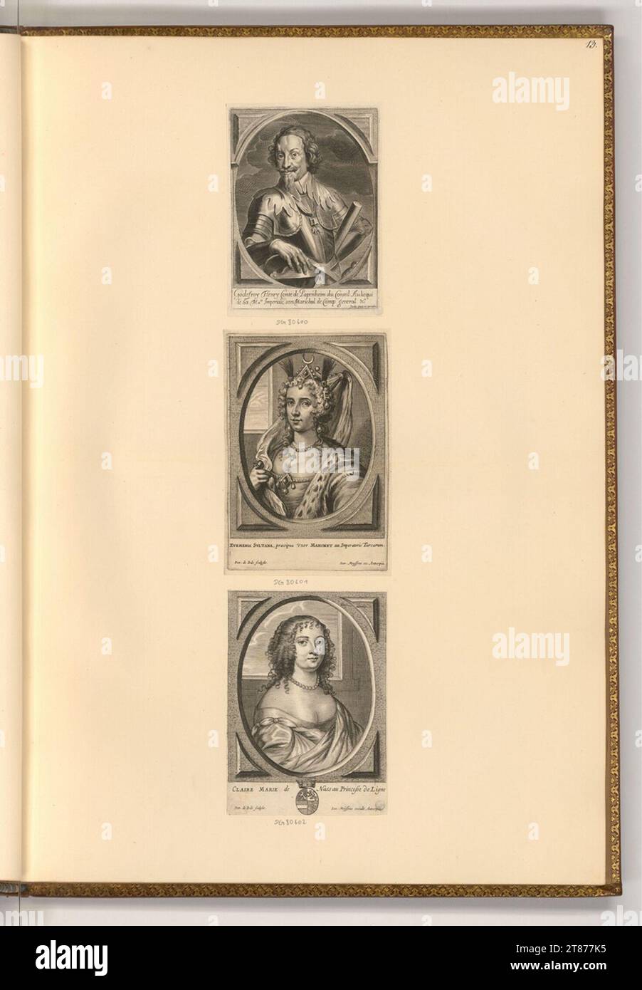 Pieter de Jode II (Engraver) Portraits. Copper engraving print 1626 ...