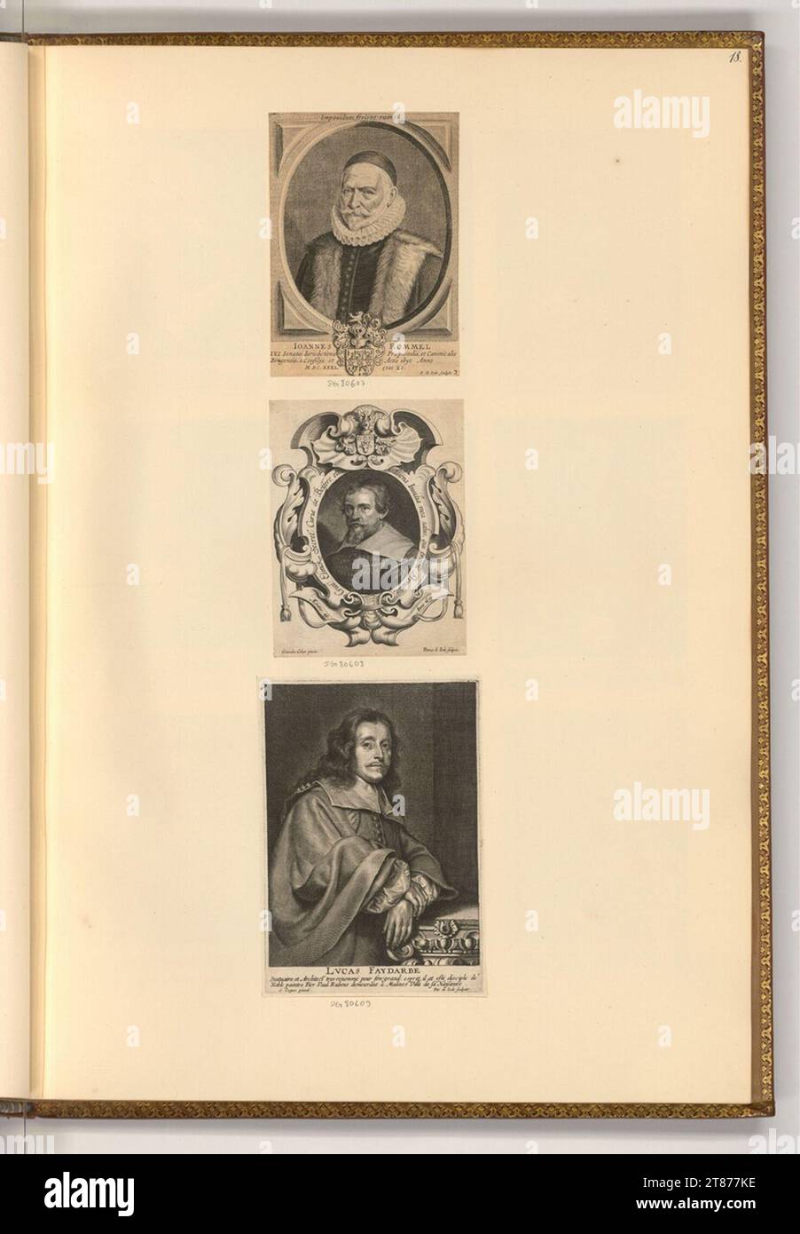 Pieter de Jode II (Engraver) Portraits. Copper engraving print 1626 ...