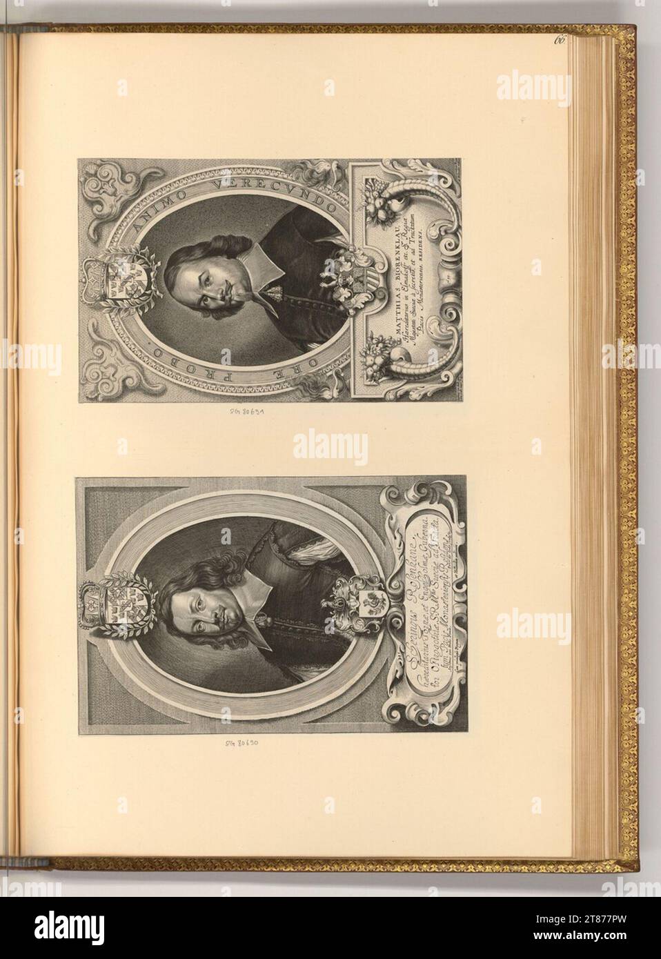 Pieter de Jode II (Engraver) Portrait Schering Rosenhane; Matthias ...