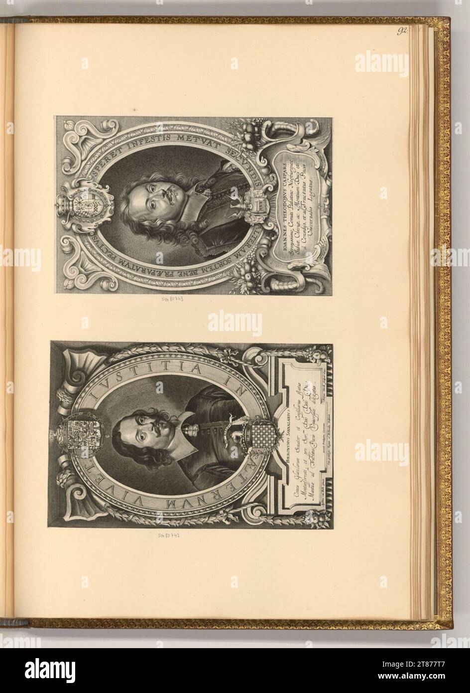 Pieter de Jode II (Engraver) Portr, Jerome Sannazarius; Johann Theodor ...