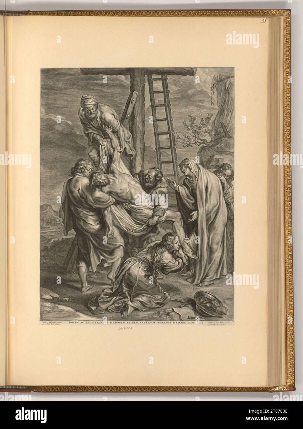 Cornelis Galle der Jüngere II (Engraver) Cross acceptance of Christ ...