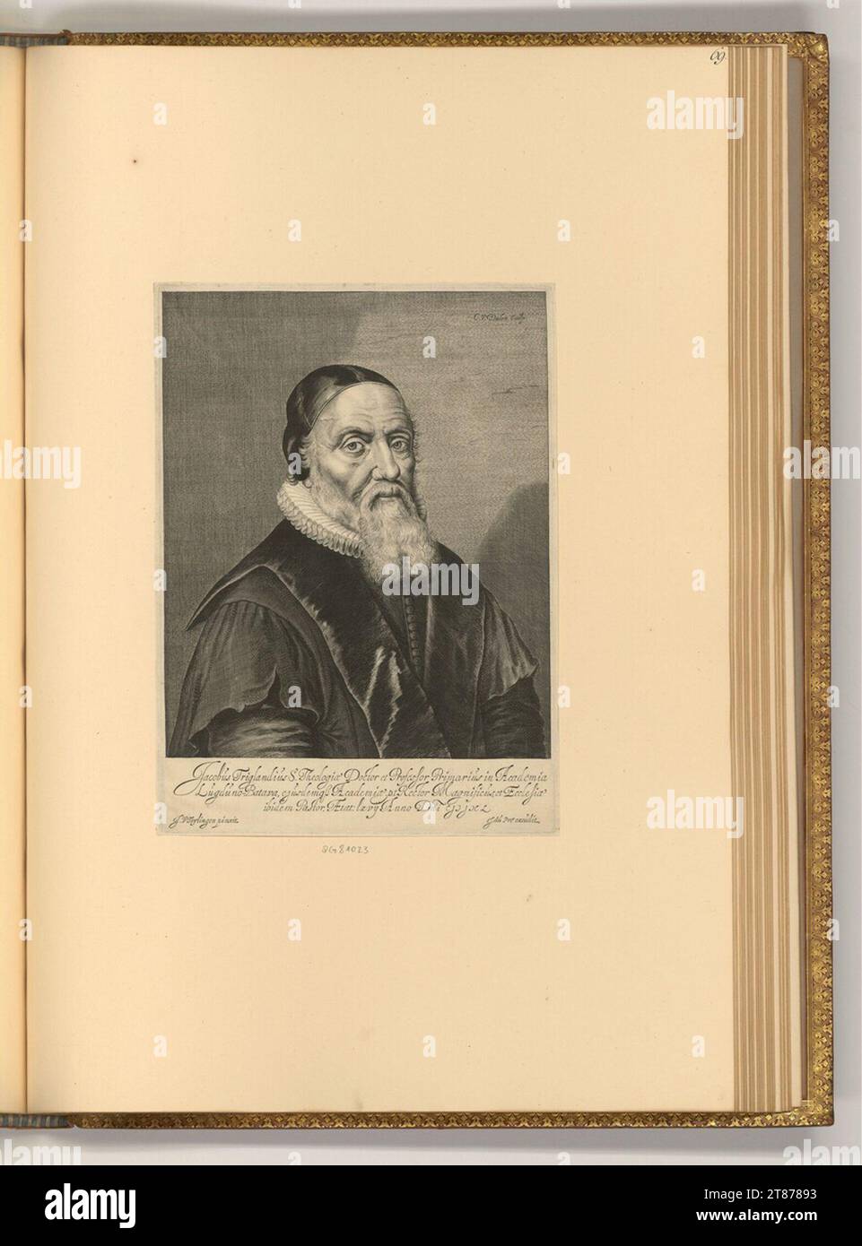 Cornelis van Dalen (Engraver) Portrait Jacobus Trigland. Copper ...