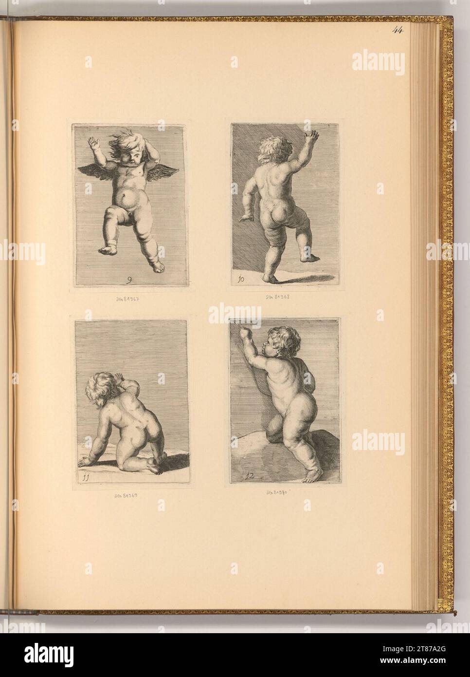 Danker Danckerts (Engraver) Children and putten. etching 1648-1666 , 1648/1666 Stock Photo - Alamy