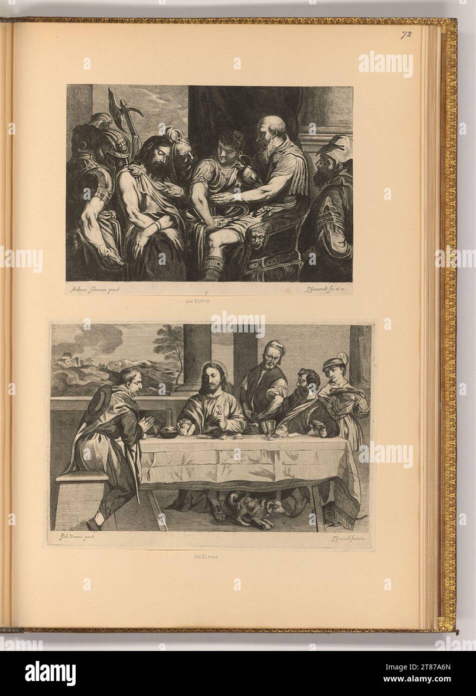 Johannes Groensveld (Engraver) Pontius Pilatus washes his hands ...