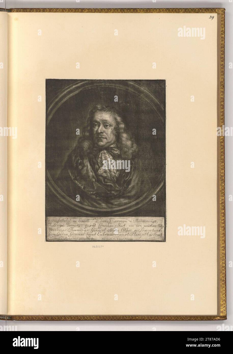 Herman Hendrik de Quiter Portrait Hieronymus van Beverning. Schaubkunst ...