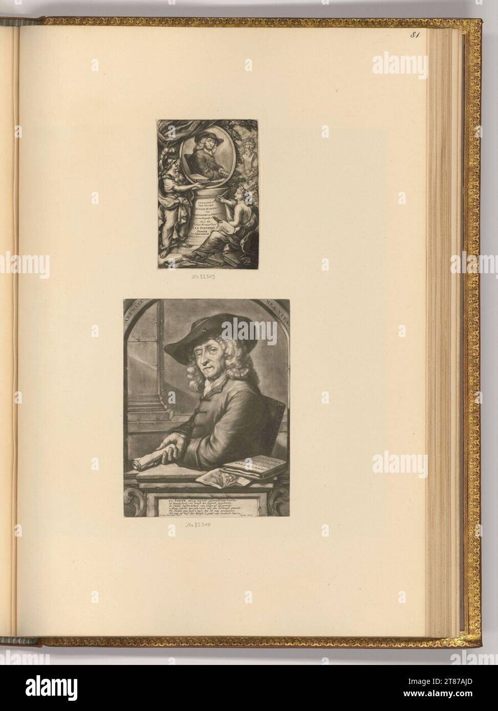 Arnoud van Halen (Engraver) Portrait Jan van Somer; Title leaf ...