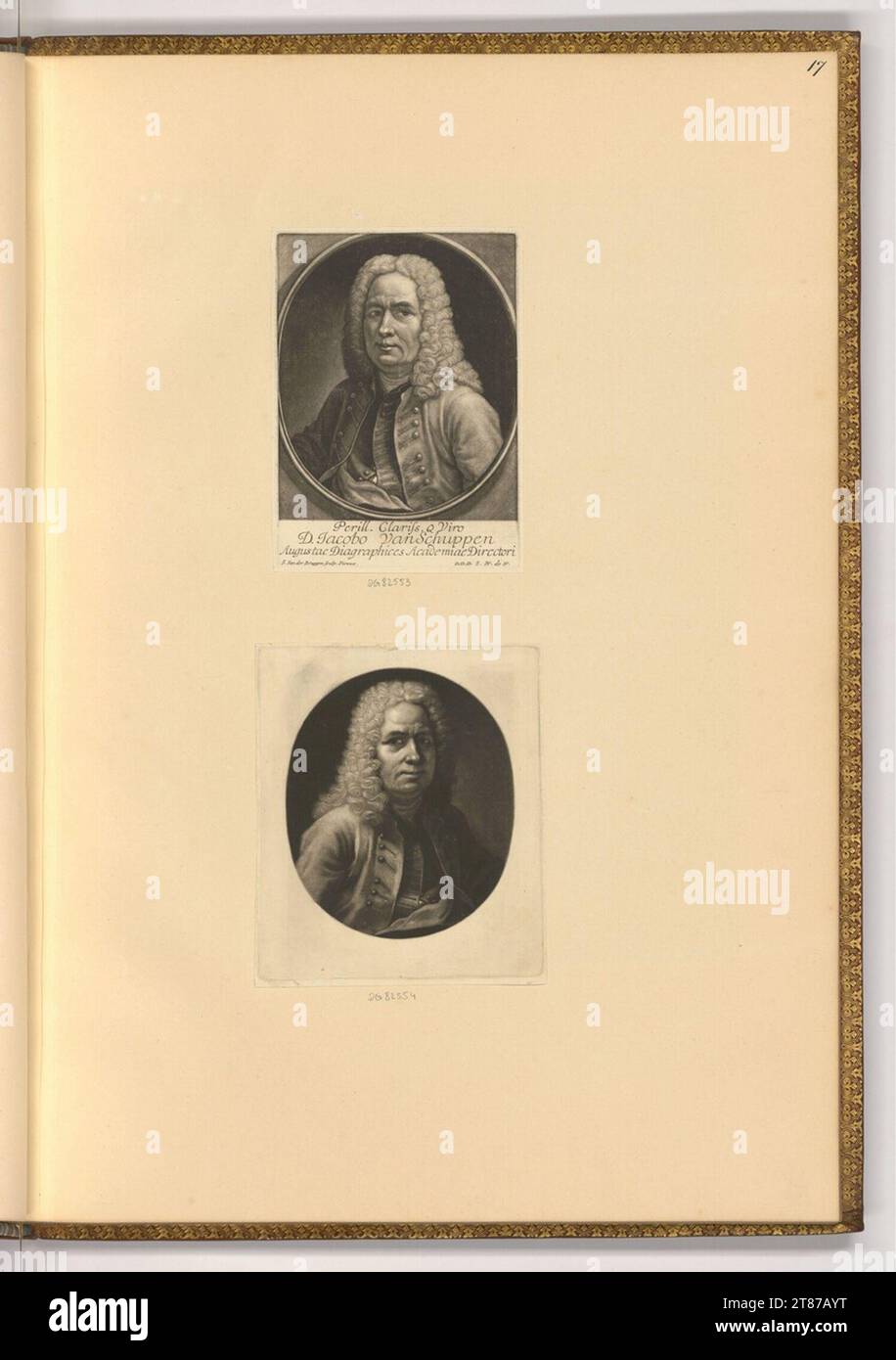 Jan van der Bruggen (Engraver) Portrait Jakob van Schalen. Skiing 1655 ...