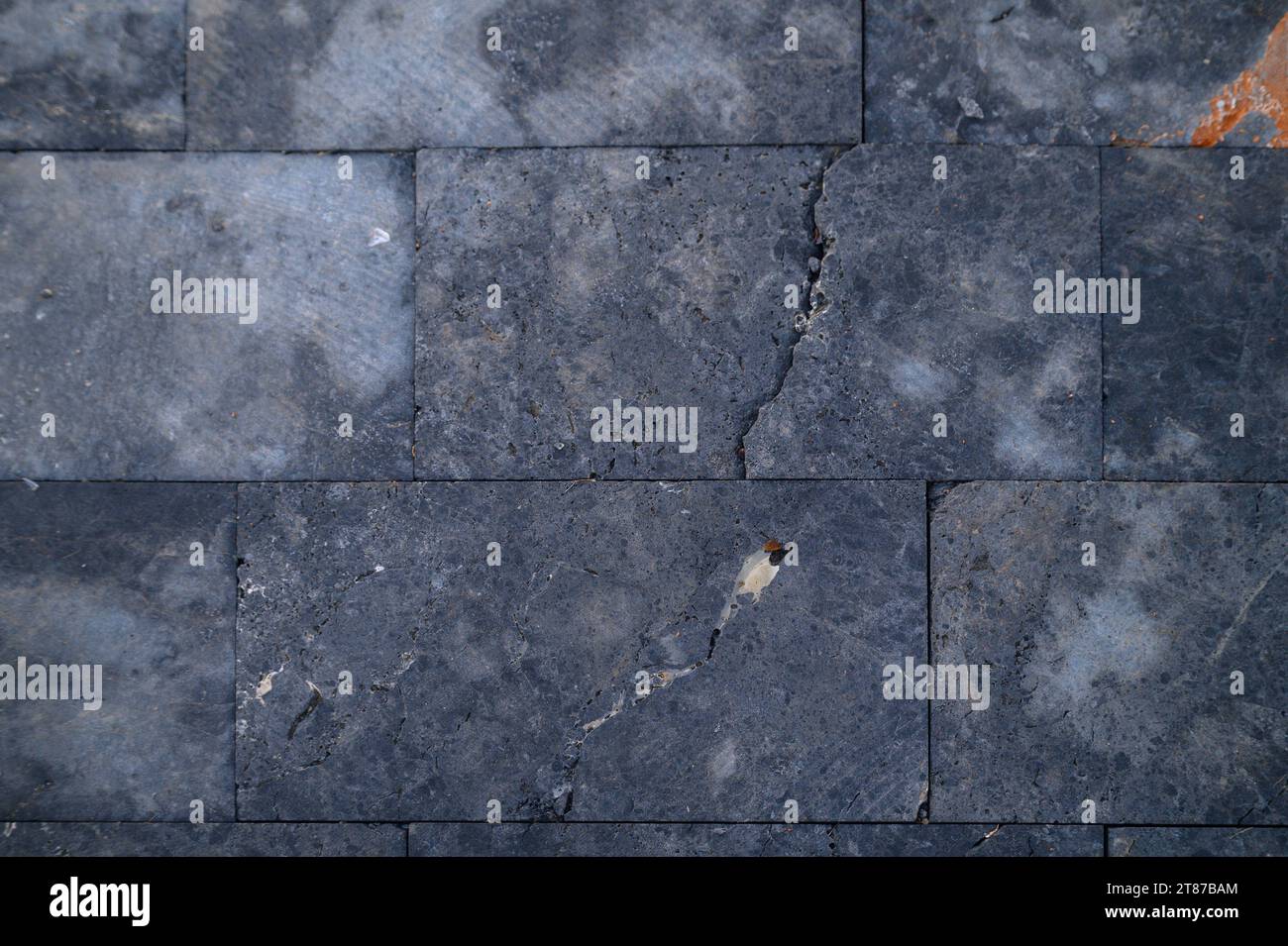 paving slabs made of real stone as a background 1 Stock Photo - Alamy