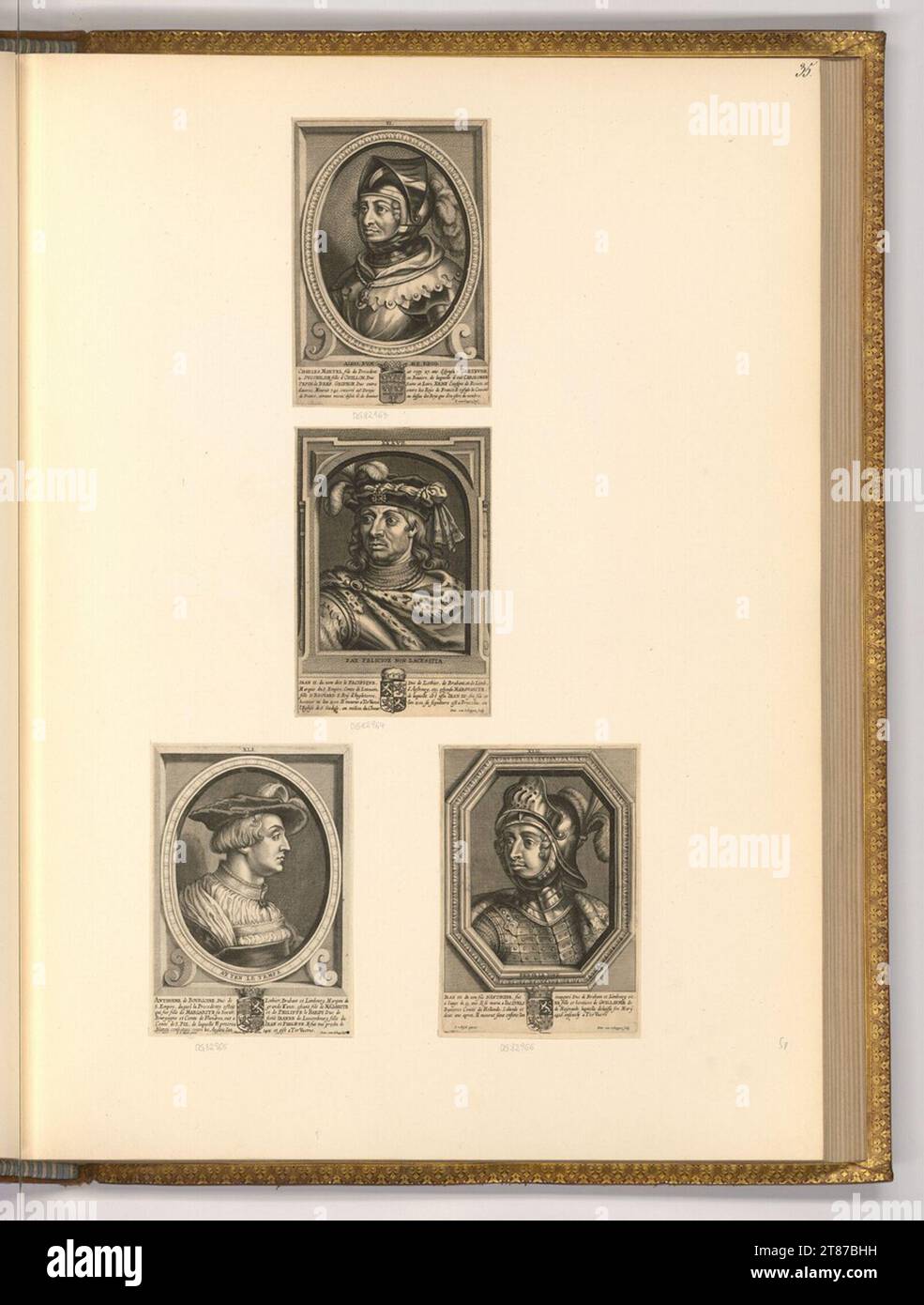 Pieter van Schuppen (Engraver) Portraits of the rulers of Brabant ...