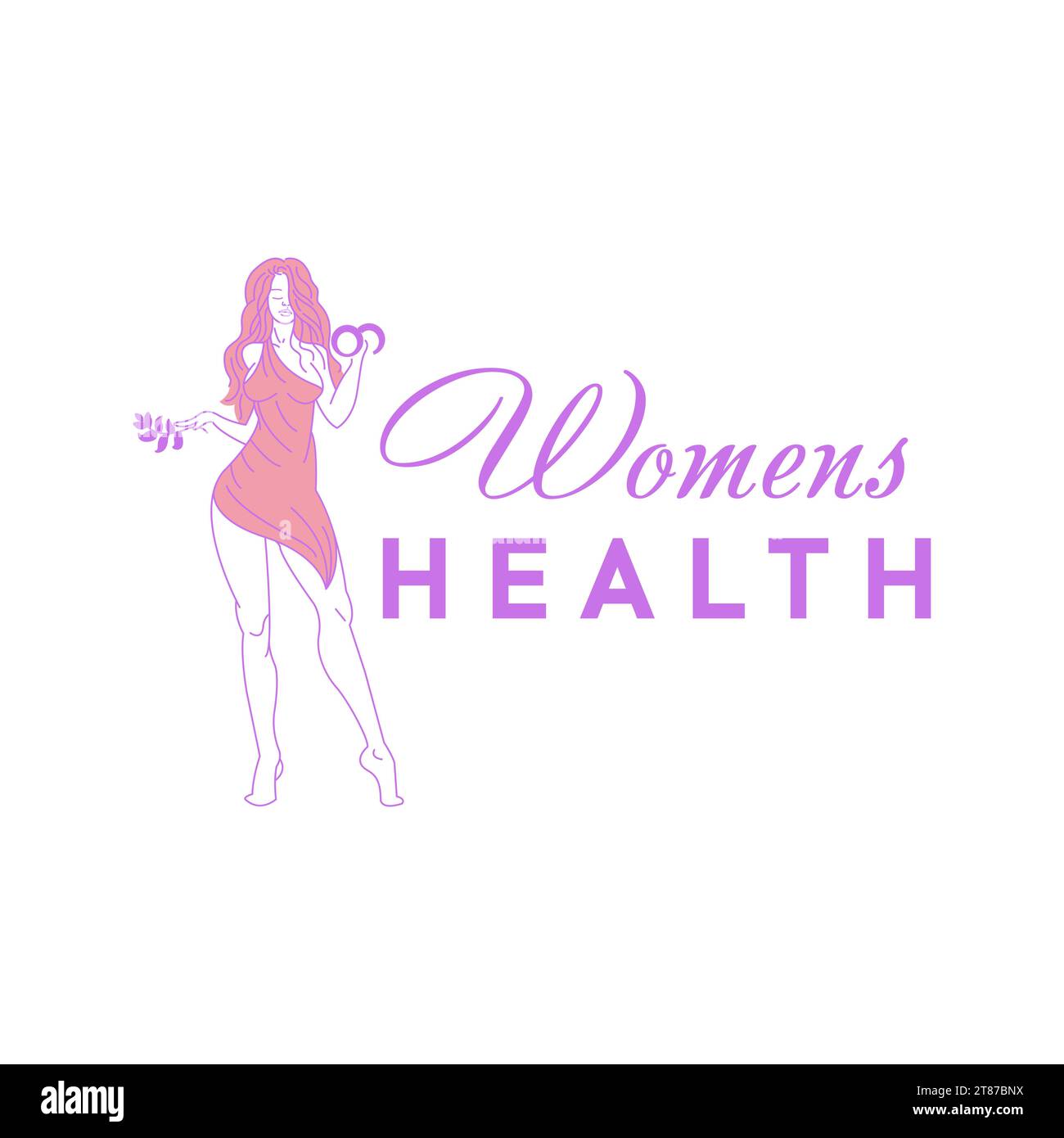 Womens health logo. Beauty woman Stock Vector Image & Art - Alamy