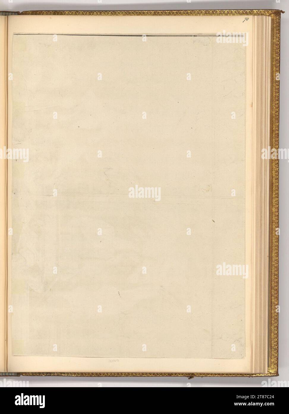 Nicolas Pitau (Engraver) Thesenblatt, Giles Le Maistre. Copper ...