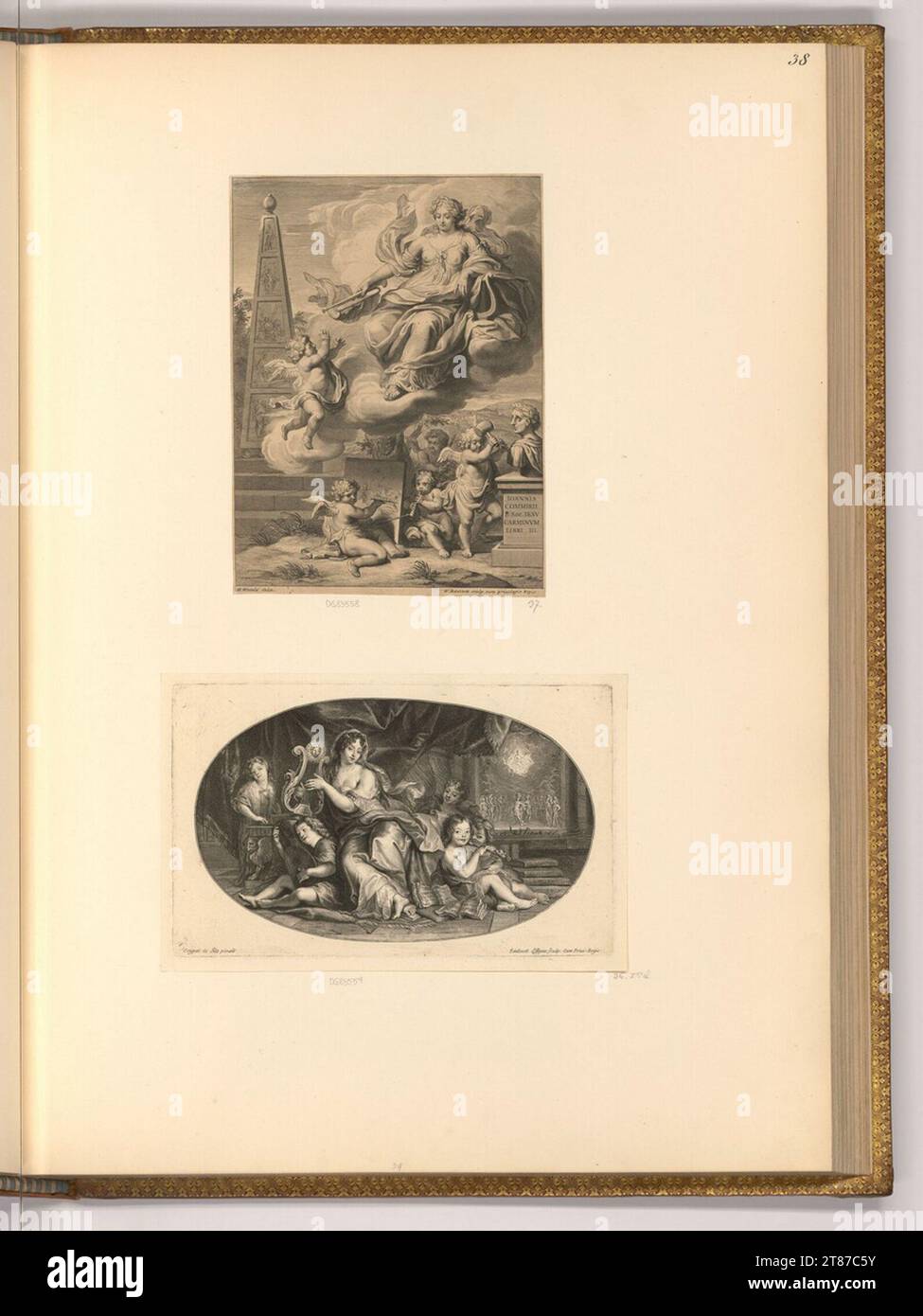 Gerard Edelinck (Engraver) Allegory of the arts; Personification of ...
