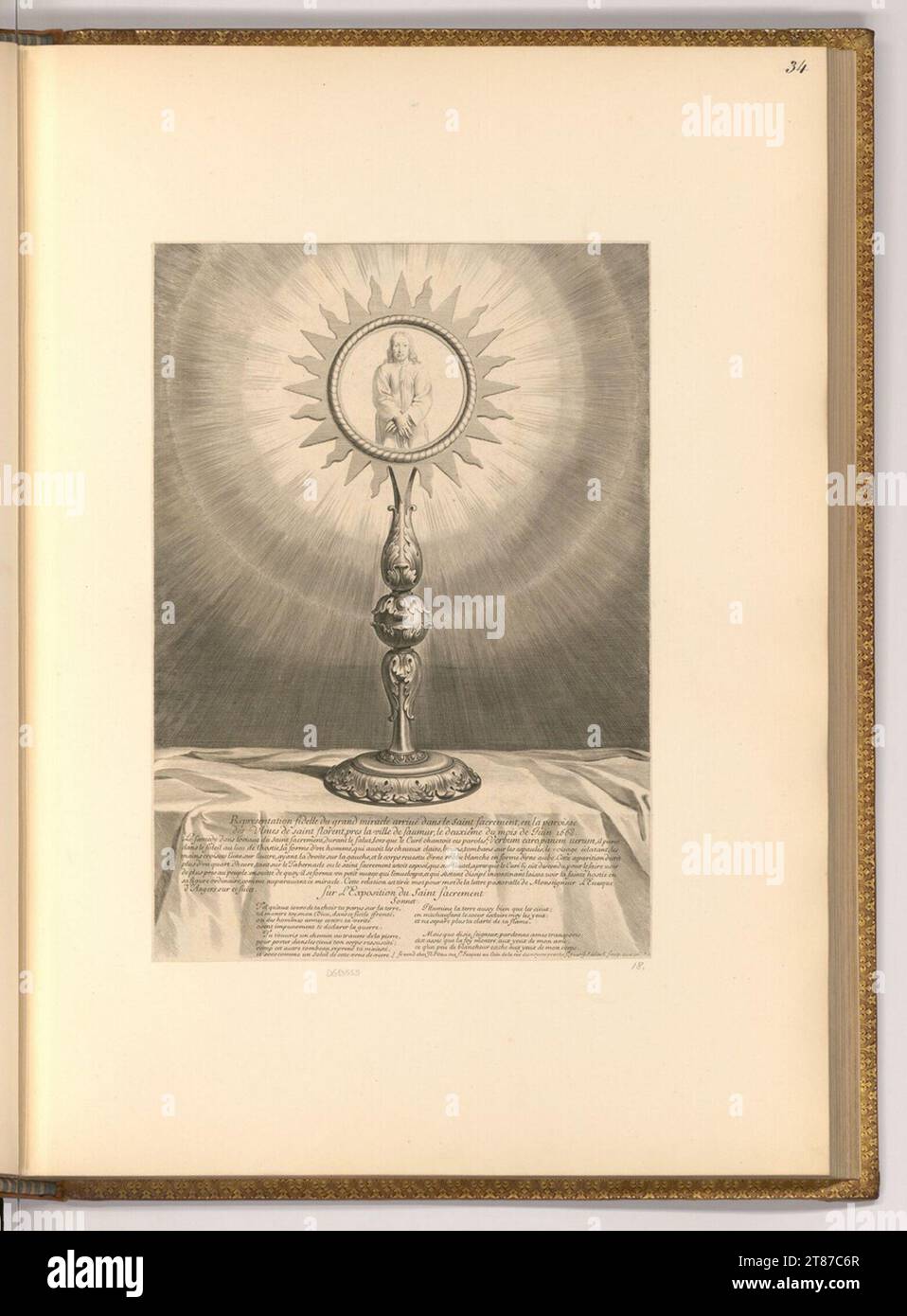 Monstrance etching hi-res stock photography and images - Alamy