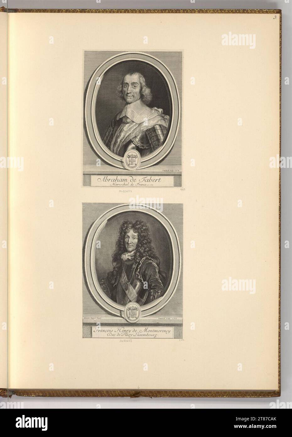 Gerard Edelinck (Engraver) PortRäboard Abraham the factory; François ...