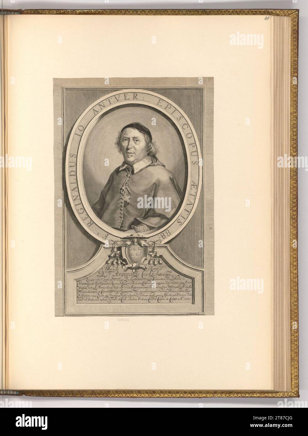 Cornelis Martinus Vermeulen (Engraver) Portrait Reginaldus Cools ...