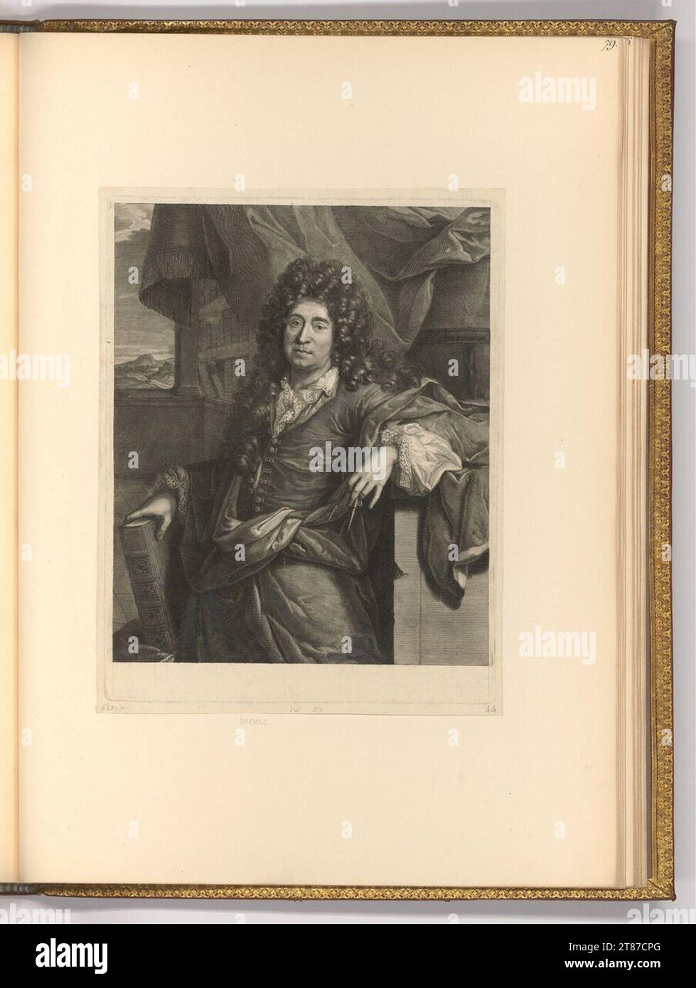 Cornelis Martinus Vermeulen (Engraver) Portrait Alexis Hubert Jaillot ...