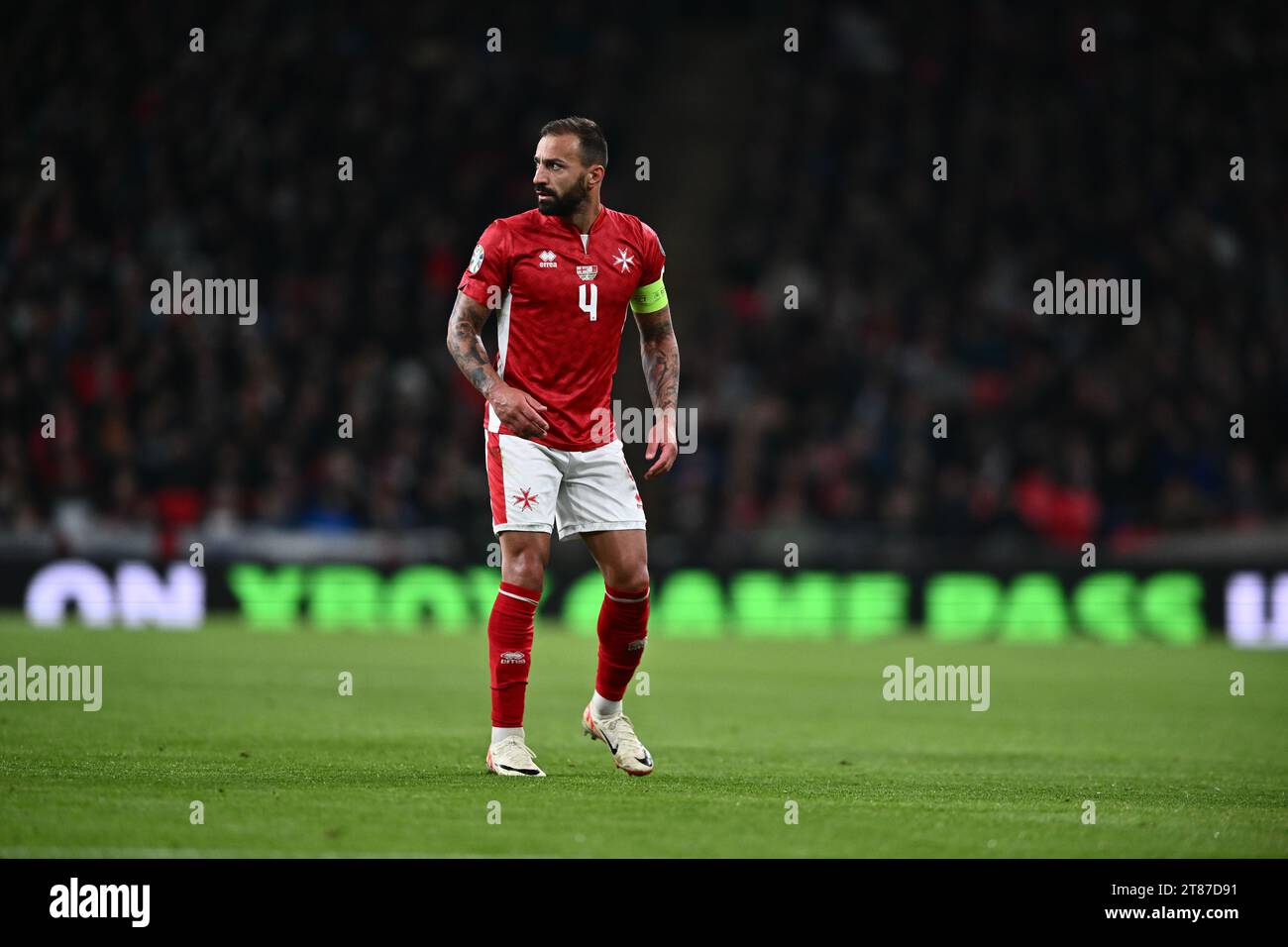 LONDON, ENGLAND - November 17: Steve Borg of Malta during the UEFA EURO ...