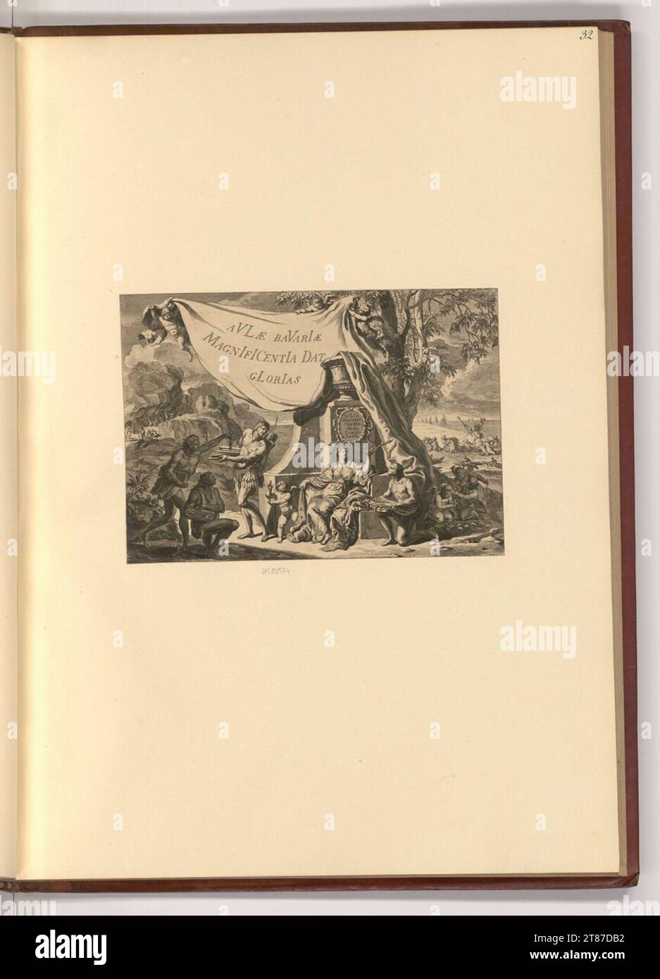 unbestimmt (Engraver) Title leaf, personification, allegory. Copper ...