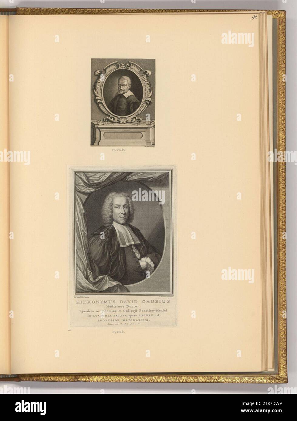 Jacob Houbraken (Engraver) Portraits M. A. Severin (anatomy professor ...